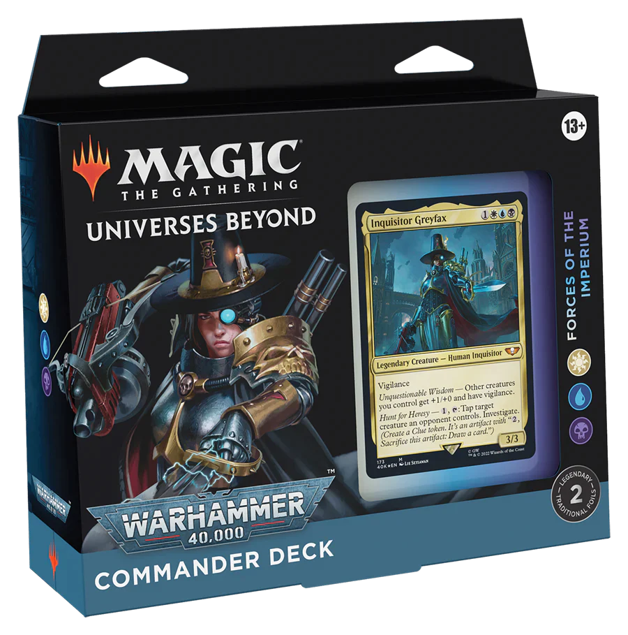 MTG Warhammer 40K: Commander Deck - Set of 4