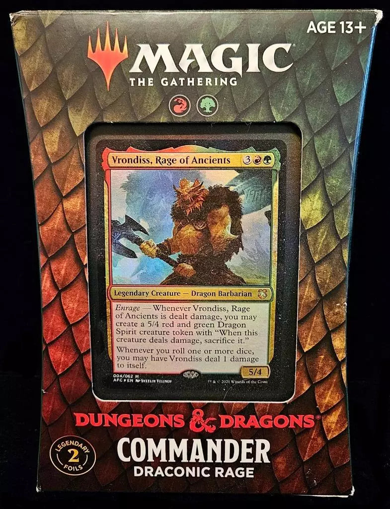 Magic The Gathering: Dungeons & Dragons Commander Deck: Draconic Rage